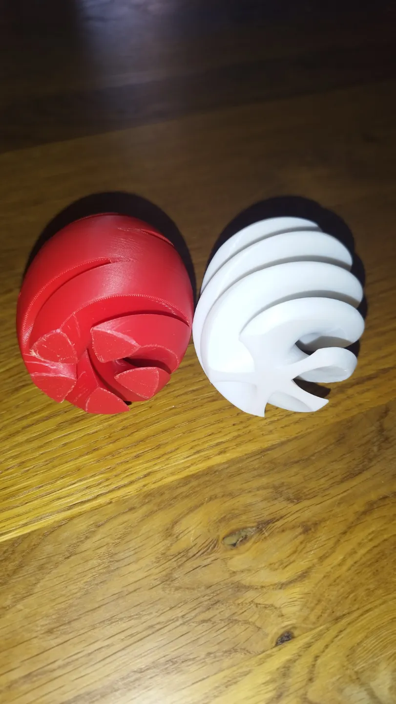 Easter Egg Oster Ei Spirale Passthrough Vortex by 3dprintcastle ...