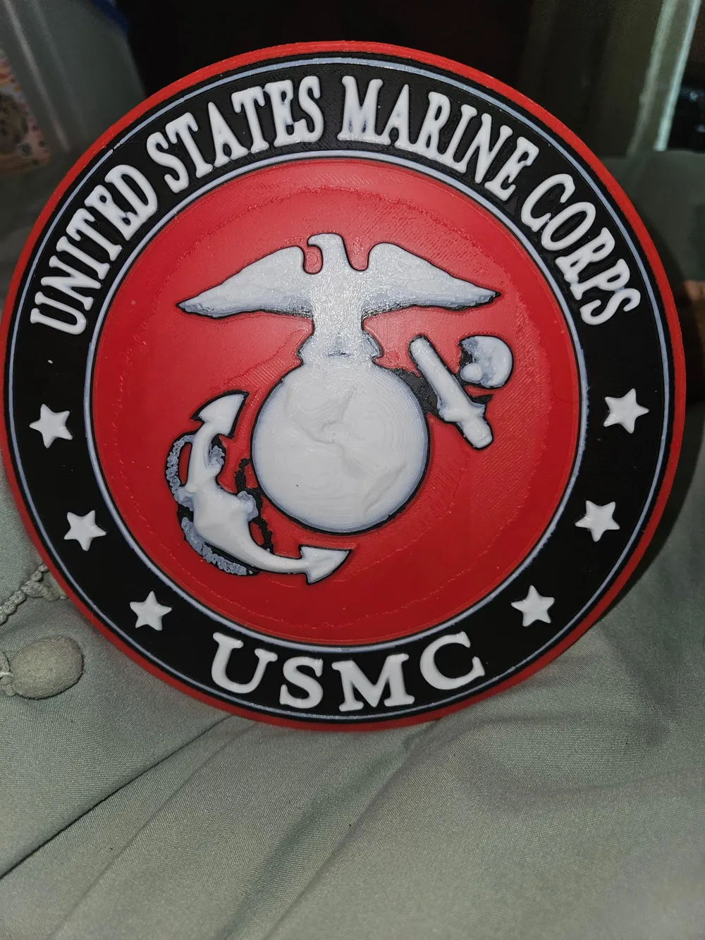 USMC Plaque - Free 3D Print Model - MakerWorld