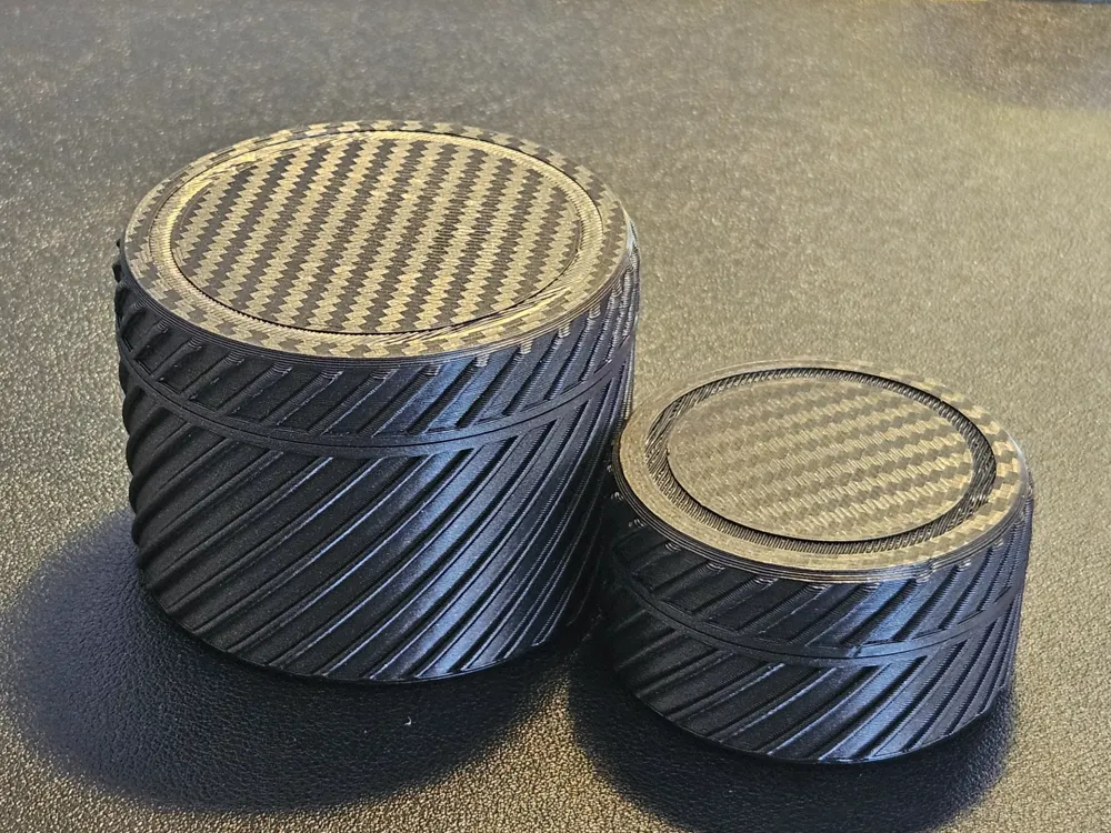 Parametric Round Threaded Container by Vostok Labs - MakerWorld