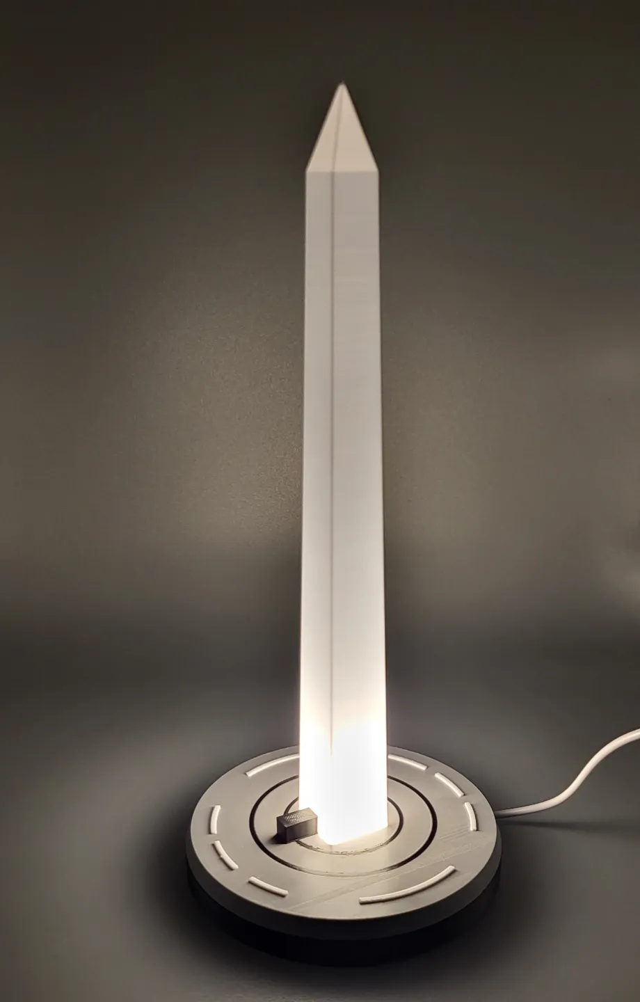 Illuminated Washington Monument for LED Lamp Kit by martenh - MakerWorld