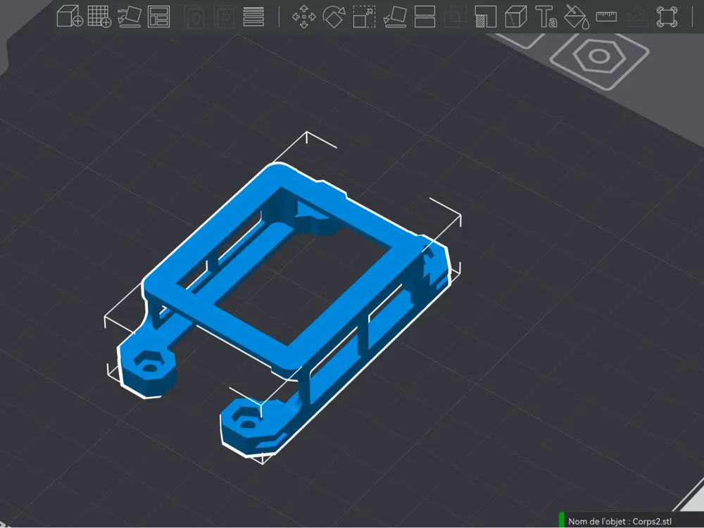Air unit V1 Mount for IFLIGHT Titan DC5 by Astroblade - MakerWorld