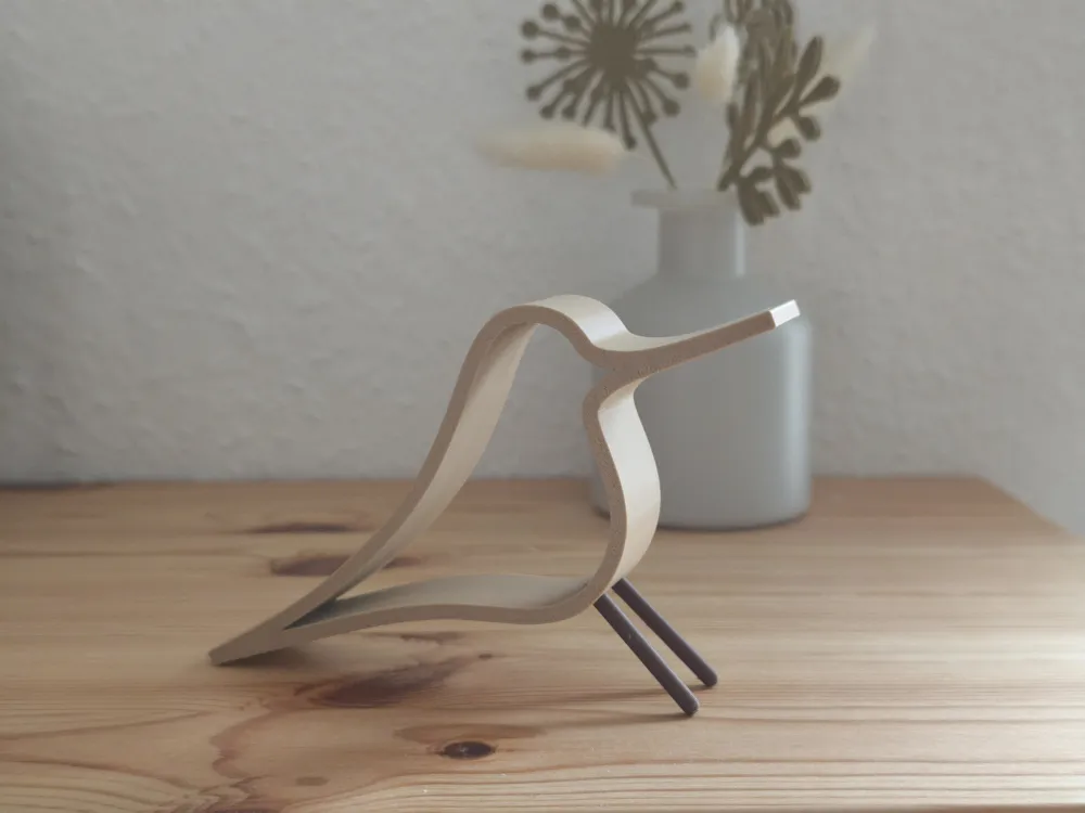 Birdy No 2 - Minimalistic Scandinavian Decoration by jknoxmc MakerWorld: Download Free 3D Models