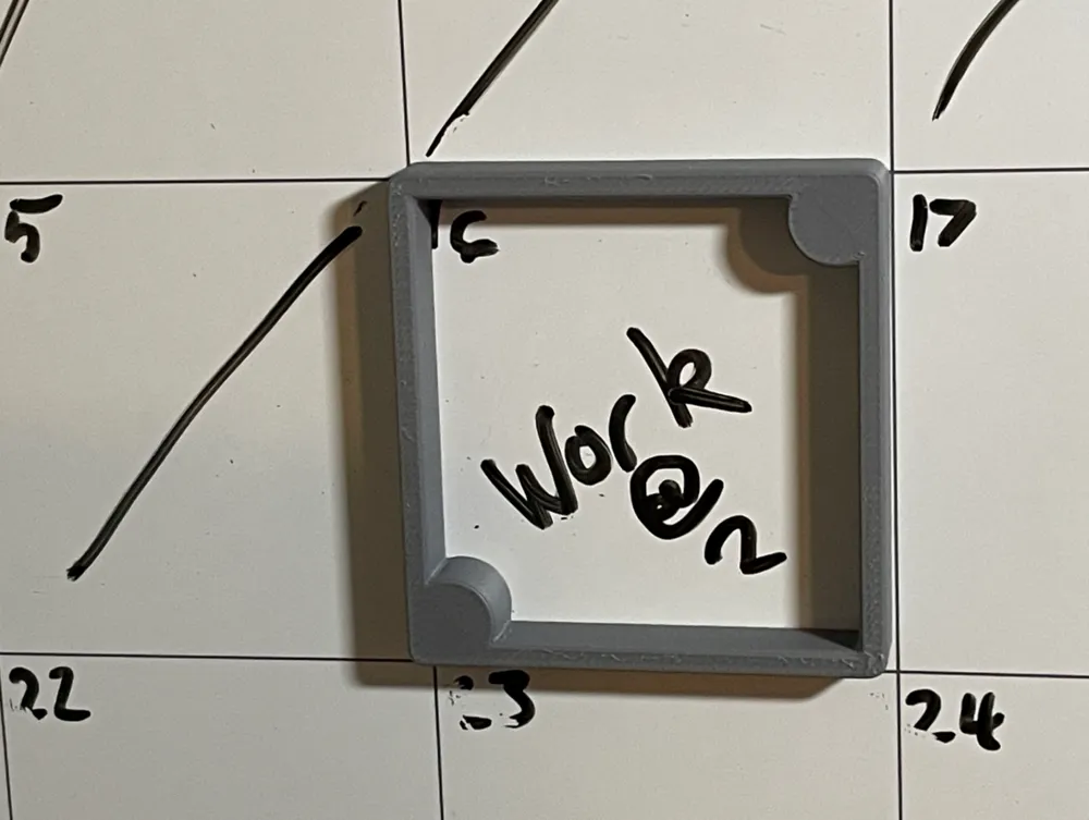 Day Tracker Magnet by Kal - MakerWorld