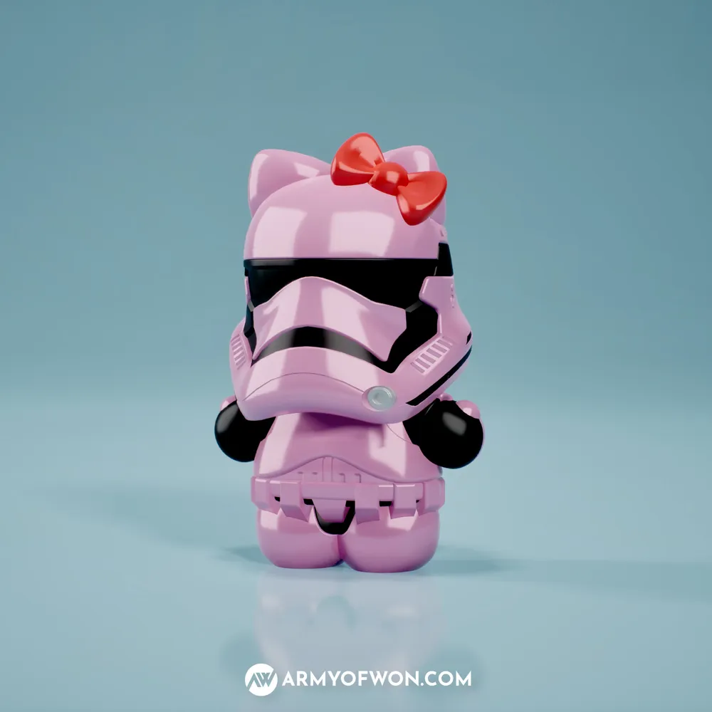 First Order Kitty Trooper by Army of WonMakerWorld: Download Free 3D Models