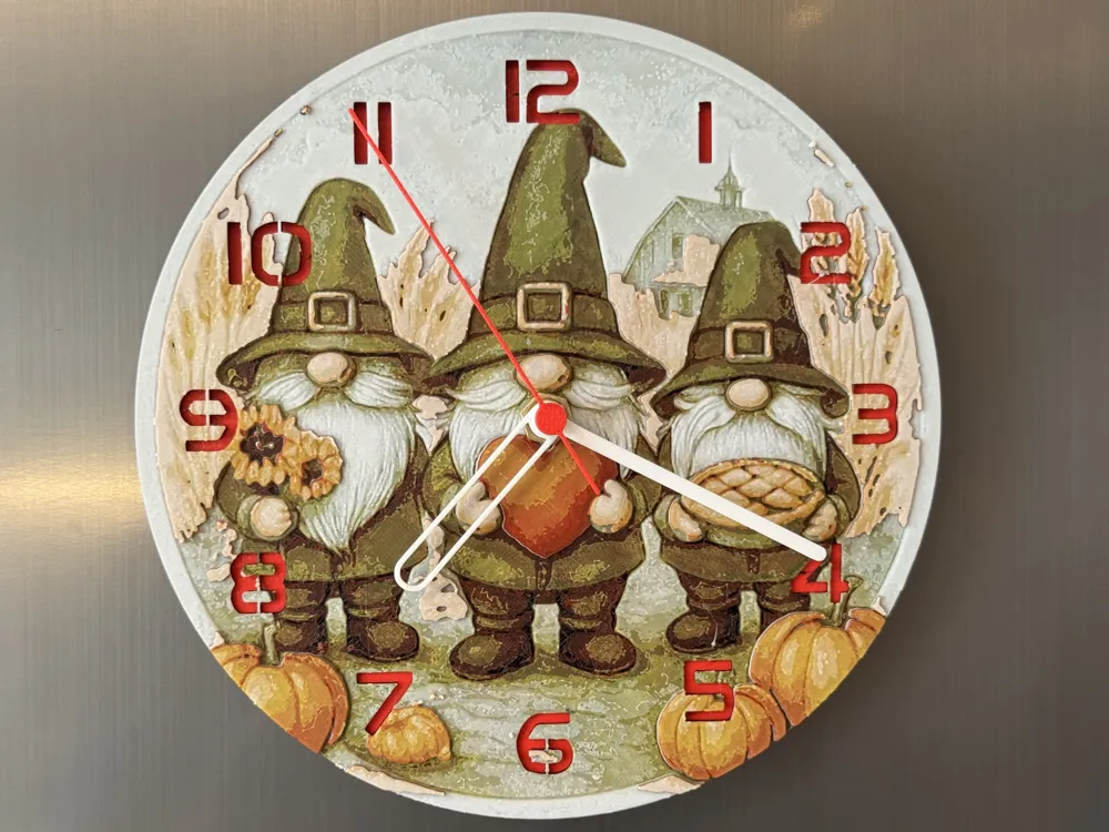 wall / desk clock Thanksgiving Imps by cP3D MakerWorld: Download Free ...