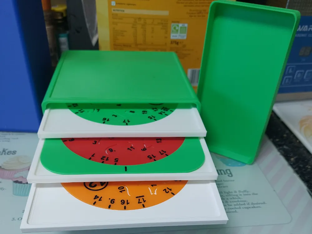 Spiral Stencil Storage Box by Sharonpeachey1 MakerWorld: Download Free ...