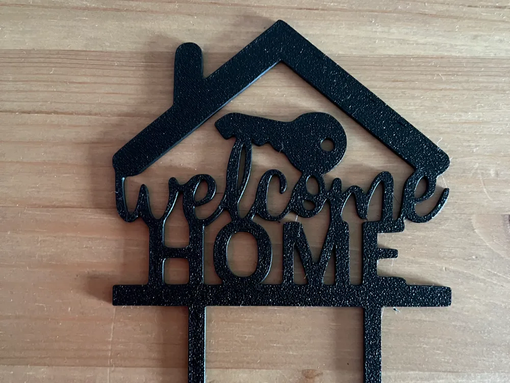 welcome home cake topper by Morganja - MakerWorld