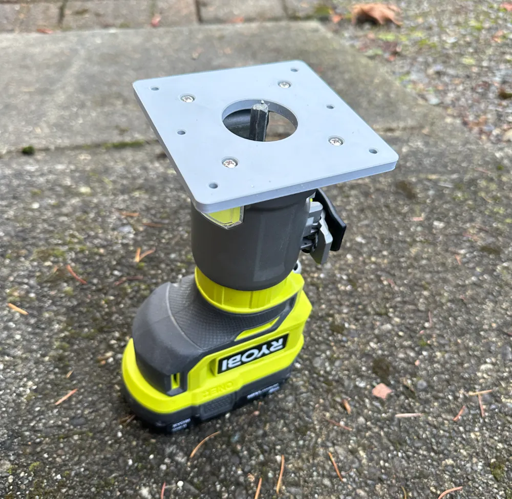 Ryobi Compact Router - 4" Square Base by V-Maker MakerWorld: Download ...