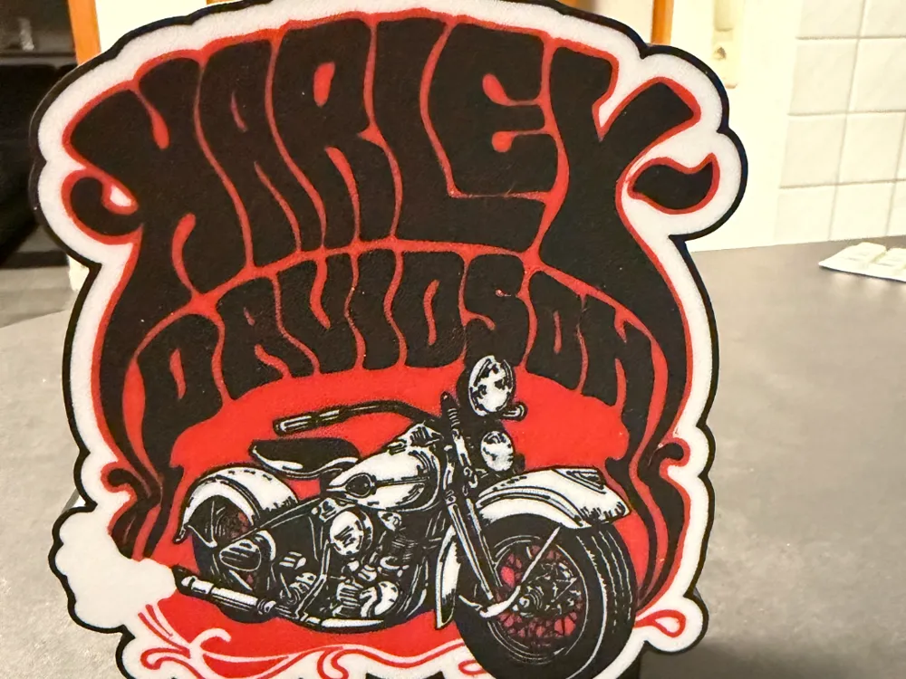 Harley Davidson Retro - Free 3D Print Model - MakerWorld