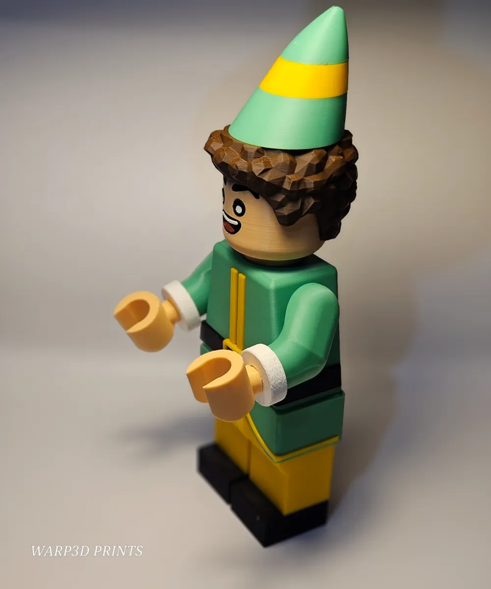 Big Brick *Buddy the Elf* by Warp3D Prints MakerWorld: Download Free 3D ...