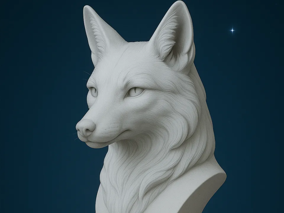 Fox bust by TheoJustine MakerWorld: Download Free 3D Models