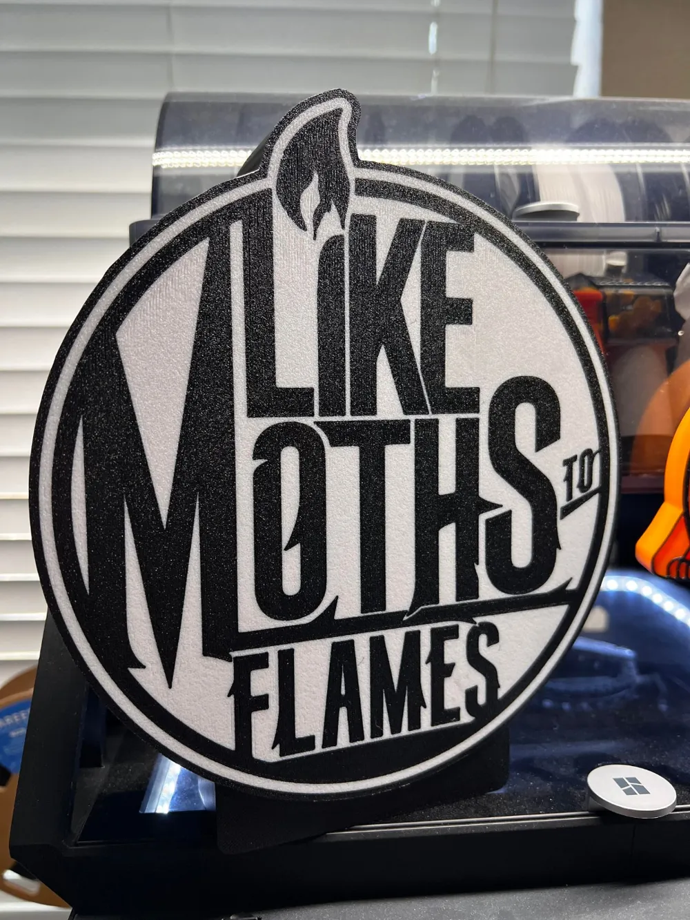 Like Moths To Flames Lightbox With Stand by Munark - MakerWorld