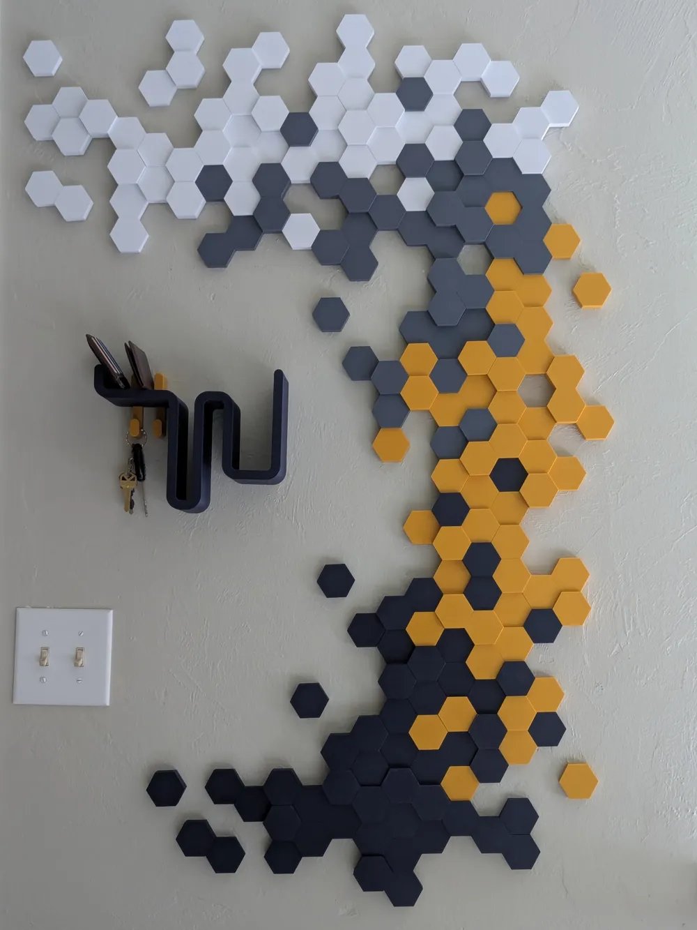 Customizable Hex Wall Art by Magnificent Trowel MakerWorld: Download ...