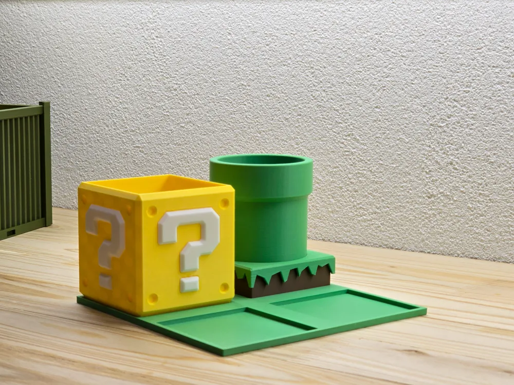 Super Mario Desk Organizer by Casadom MakerWorld: Download Free 3D Models