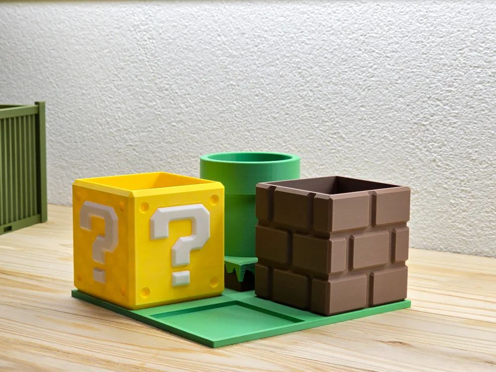 Super Mario Desk Organizer by Casadom MakerWorld: Download Free 3D Models