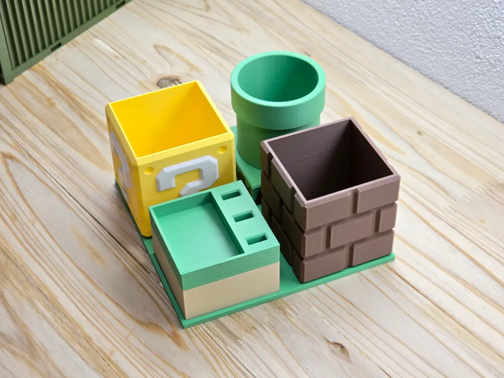 Super Mario Desk Organizer by Casadom MakerWorld: Download Free 3D Models