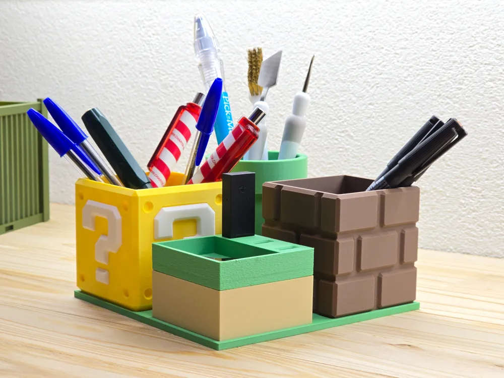 Super Mario Desk Organizer by Casadom MakerWorld: Download Free 3D Models