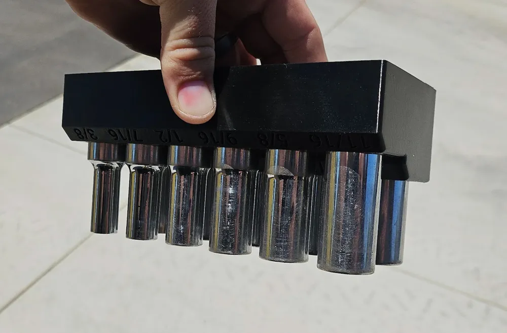 11-Piece Husky 1/2" Deep Socket Magnetic Organizer - Free 3D Print ...