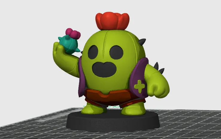 Spike Brawl stars - Free 3D Print Model - MakerWorld