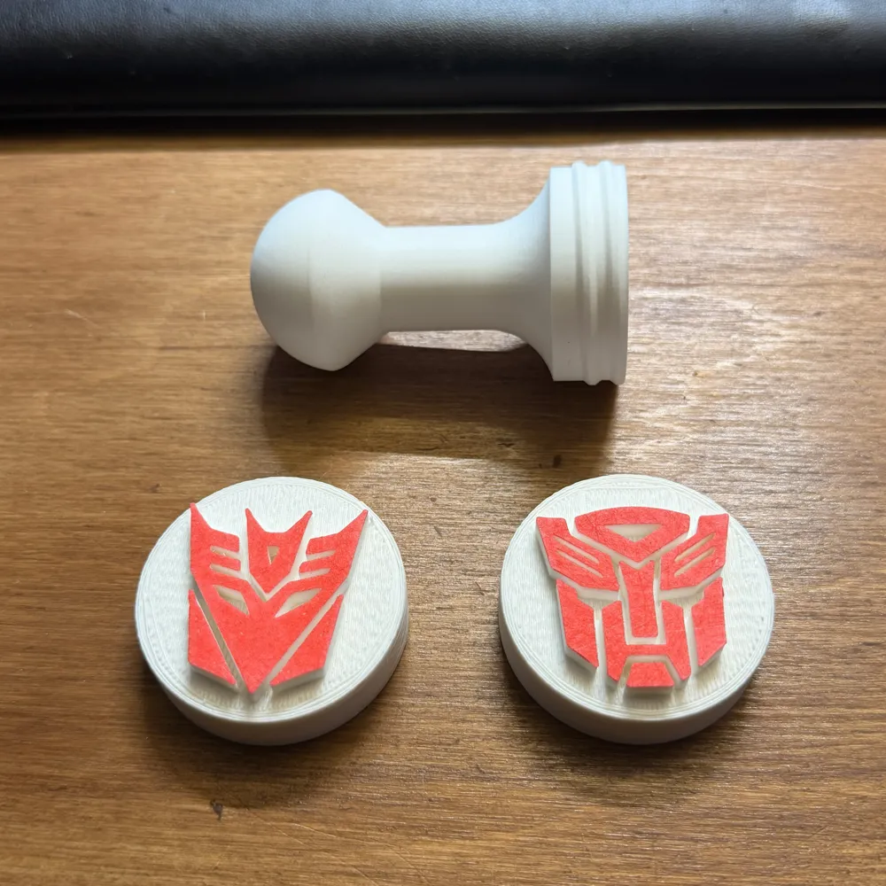 Transformers Autobot and Decepticon Stamps - Free 3D Print Model ...