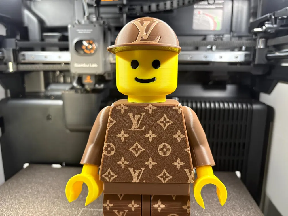 Brickman Louis Vuitton 20cm Figure 500% - Free 3D Print Model - MakerWorld