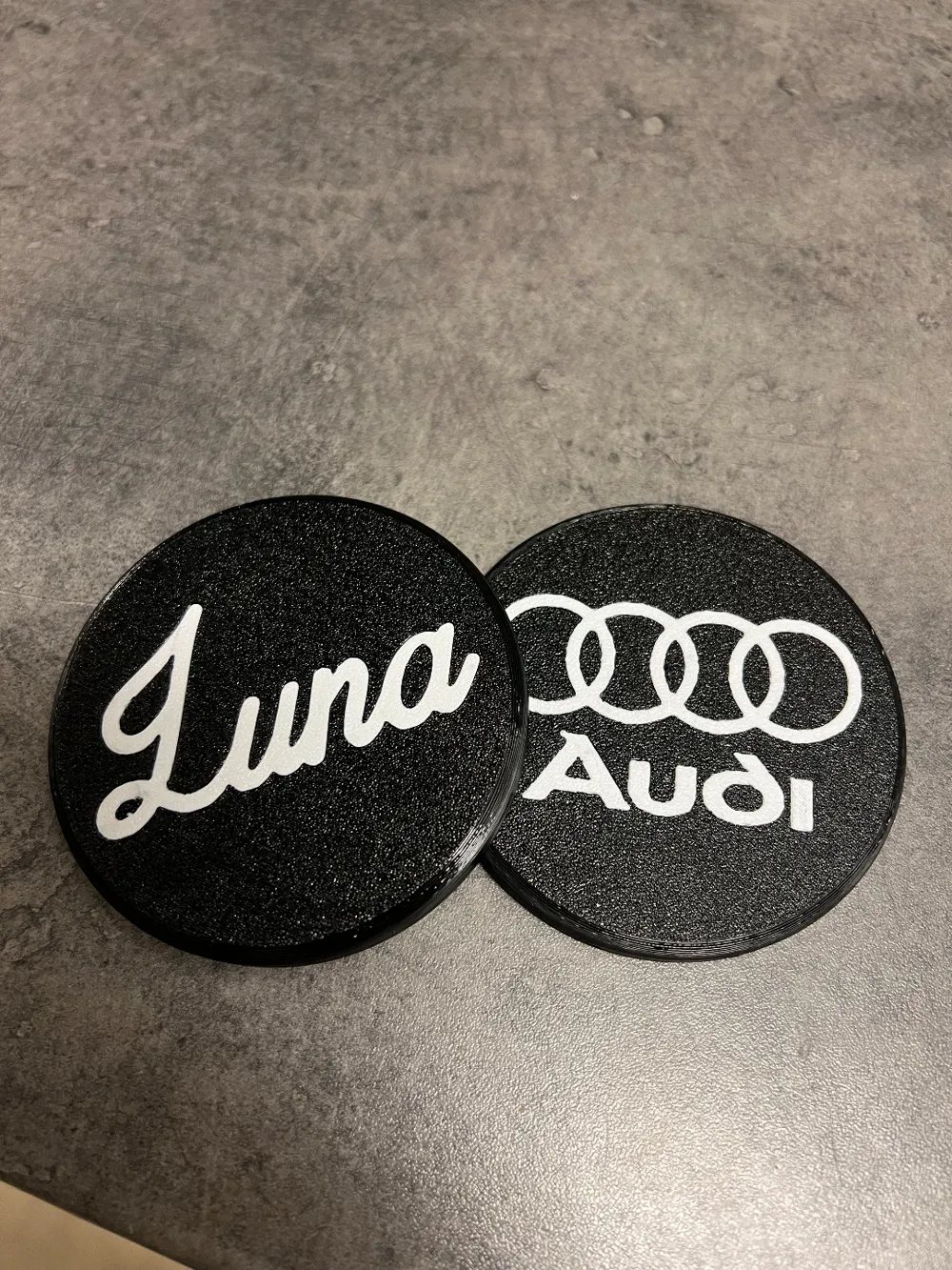 Snus box with Audi logo and LUNA text by Spetz3D - MakerWorld