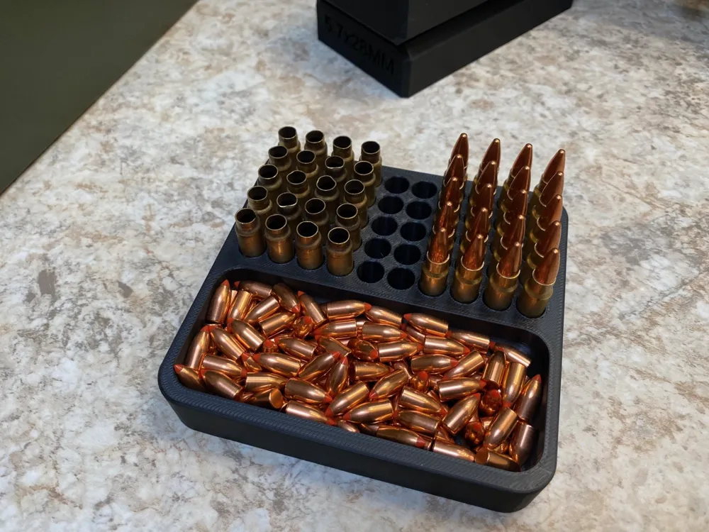 5.7x28mm reloading tray by Nathan L - MakerWorld