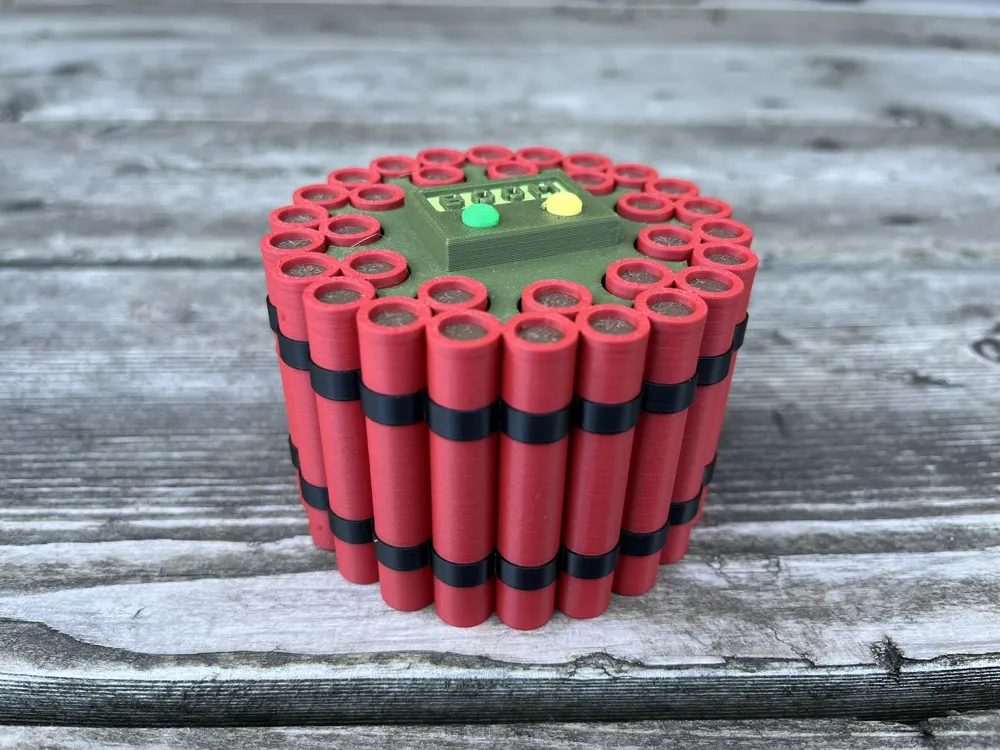 Dynamite Can Topper / Protector by Zzz3DSelkirk MakerWorld: Download ...