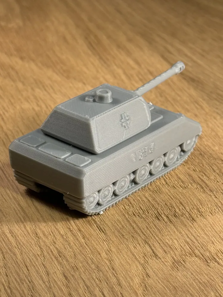 Mini tank - Panzerkampfwagen VIII Maus - Free 3D Print Model - MakerWorld
