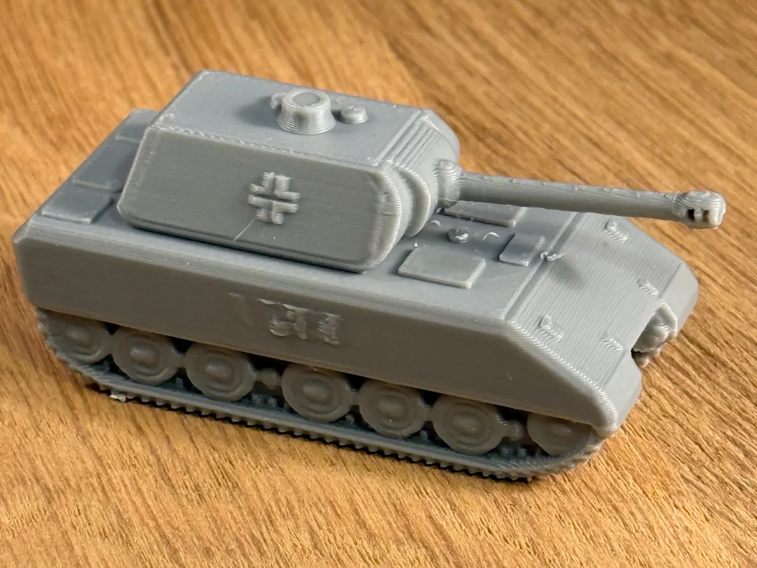 Mini tank - Panzerkampfwagen VIII Maus - Free 3D Print Model - MakerWorld