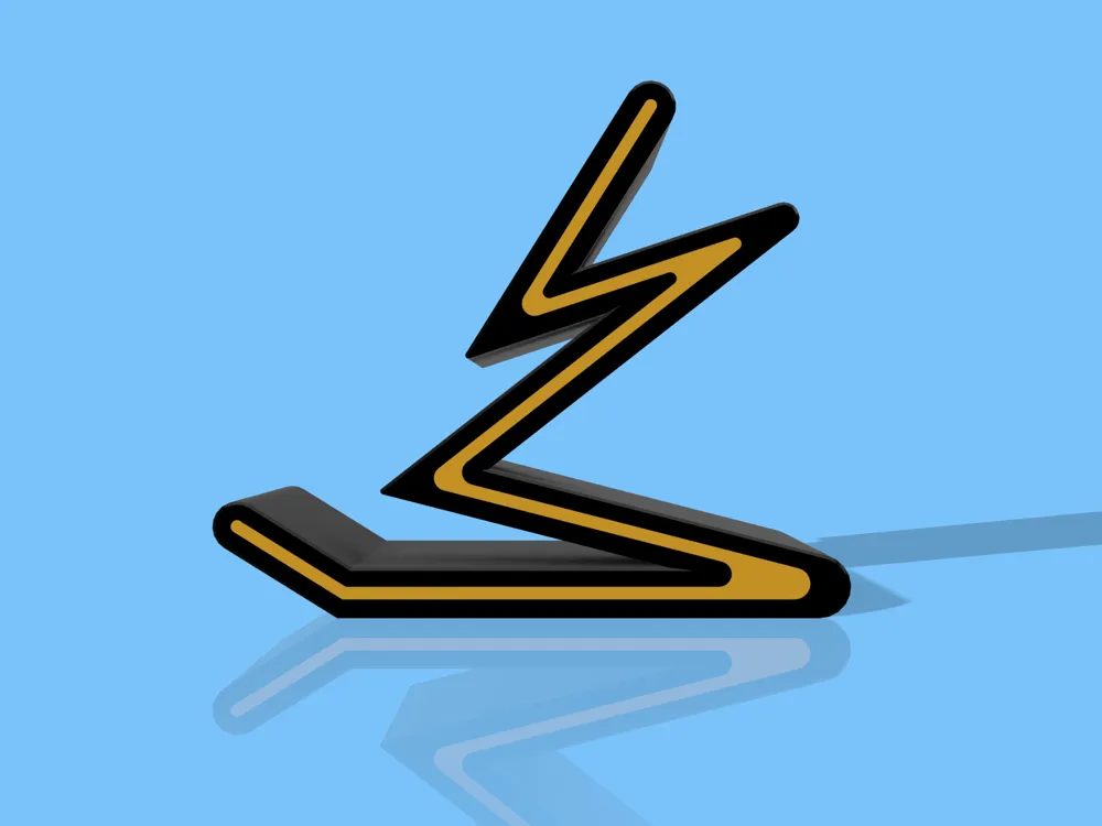 Phone Stand "Flash" optical illusion by The Big Greek MakerWorld ...