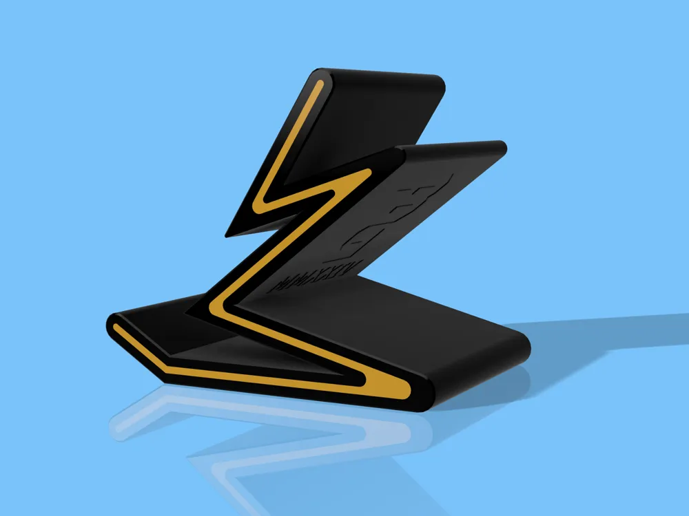 Phone Stand "Flash" optical illusion by The Big Greek - MakerWorld