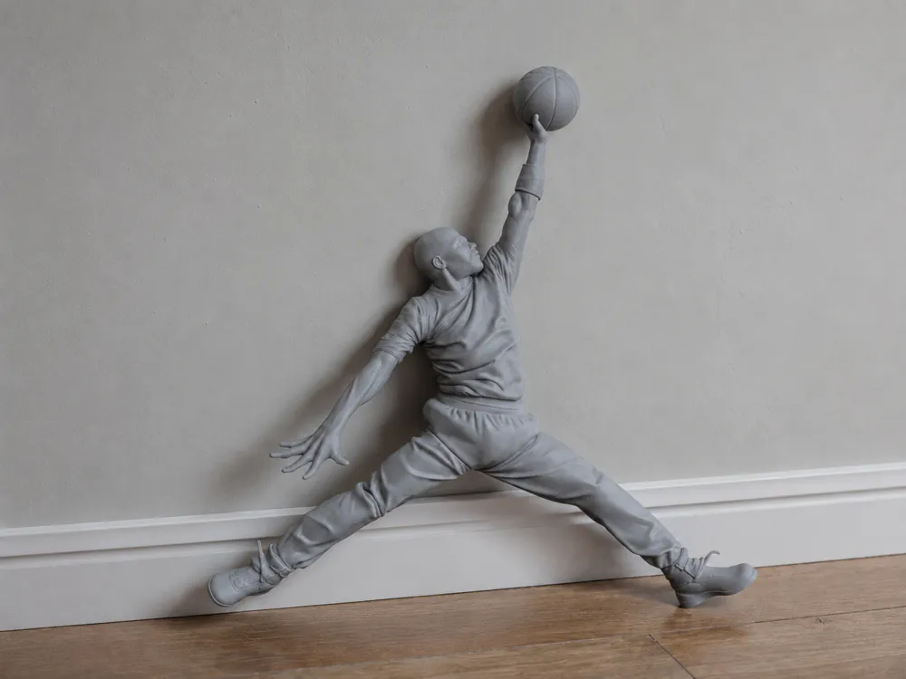 Michael Jordan Logo - Free 3D Print Model - MakerWorld
