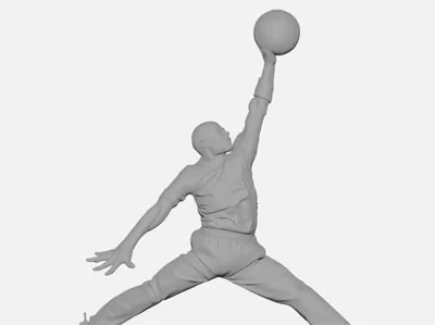 Michael Jordan Logo - Free 3D Print Model - MakerWorld
