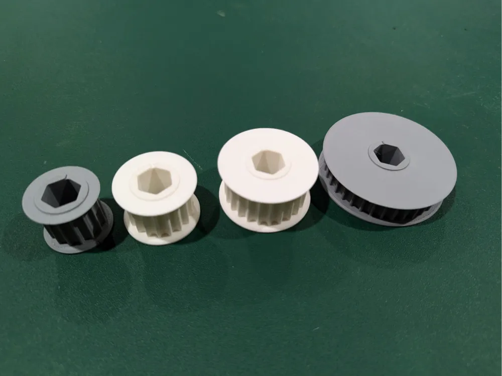 HTD-5M Pulleys - 1/2" Hex Bore by Cal MakerWorld: Download Free 3D Models