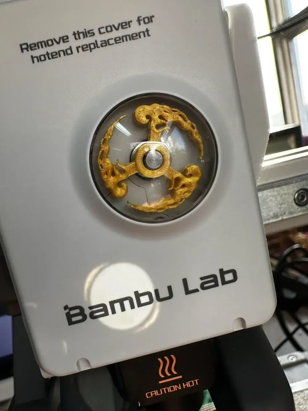 Nezha's Wind Fire Wheels - Customized Bambu Extruder Wheel by user ...
