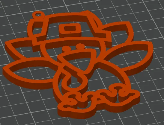 Turkey Keychain by TOSHIRTCOM MakerWorld: Download Free 3D Models