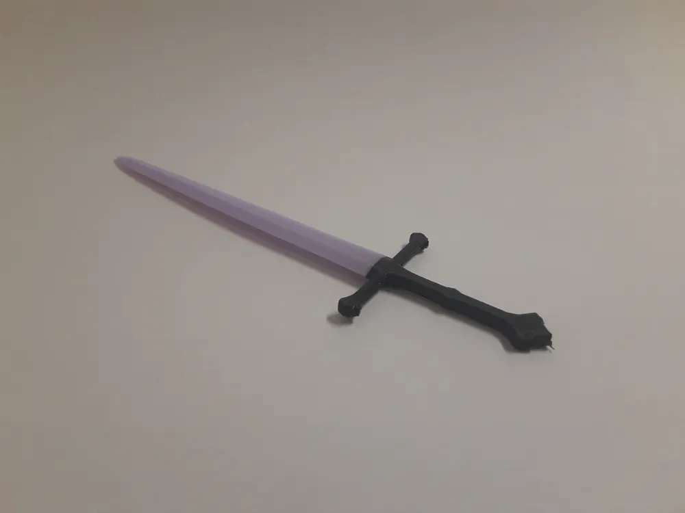 mini medieval sword by Chicken man MakerWorld: Download Free 3D Models