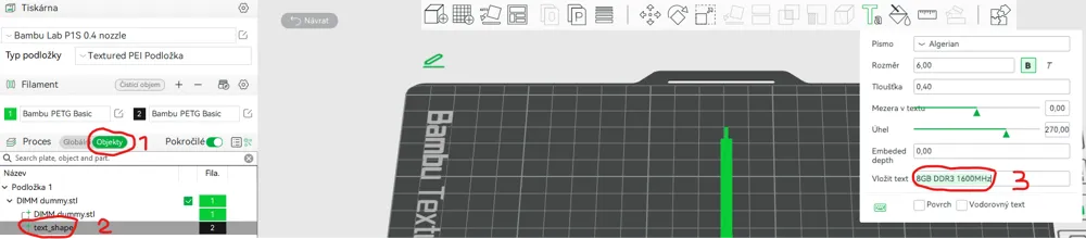 SO-DIMM dummy with editable text by Jan Vojtěch Vaníček - MakerWorld