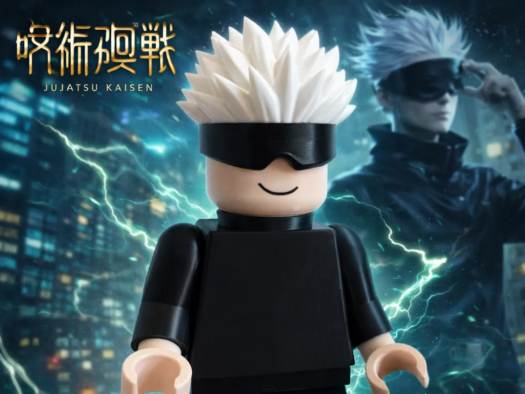 Satoru Gojo - Jujutsu Kaisen - brick - Free 3D Print Model - MakerWorld