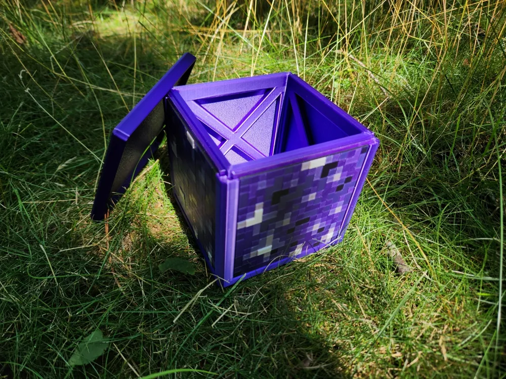 Minecraft Amethyst/Obsidian Panels (for Boxel) by Amethyst3D MakerWorld ...
