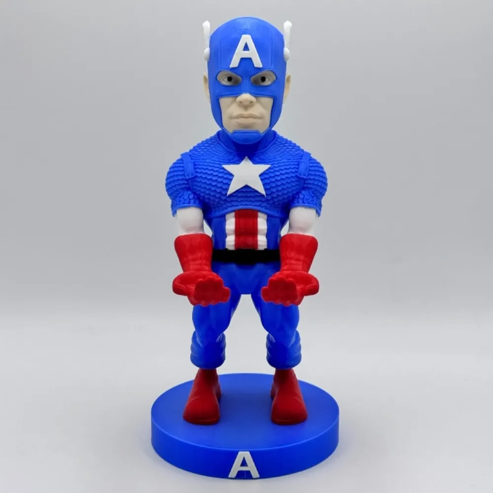 Captain America Controller Holder by pampelo MakerWorld: Download Free ...