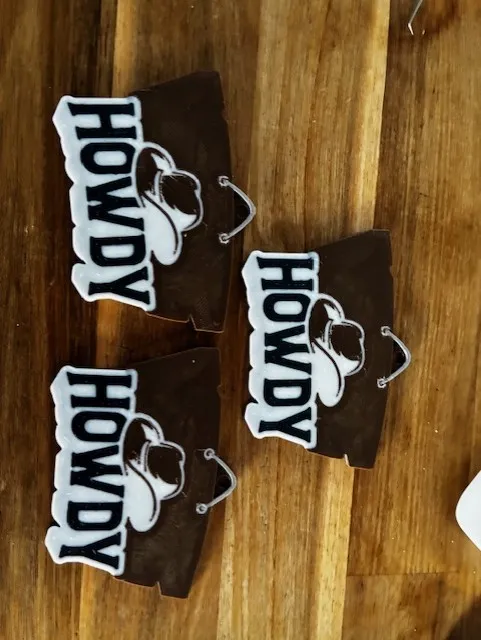 Howdy Name Tag - Free 3D Print Model - MakerWorld