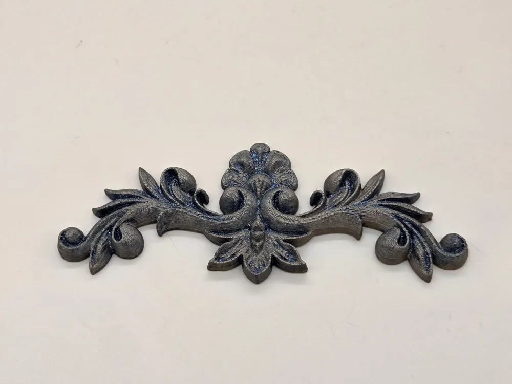 Vintage Barock Style Ornament - Free 3D Print Model - MakerWorld