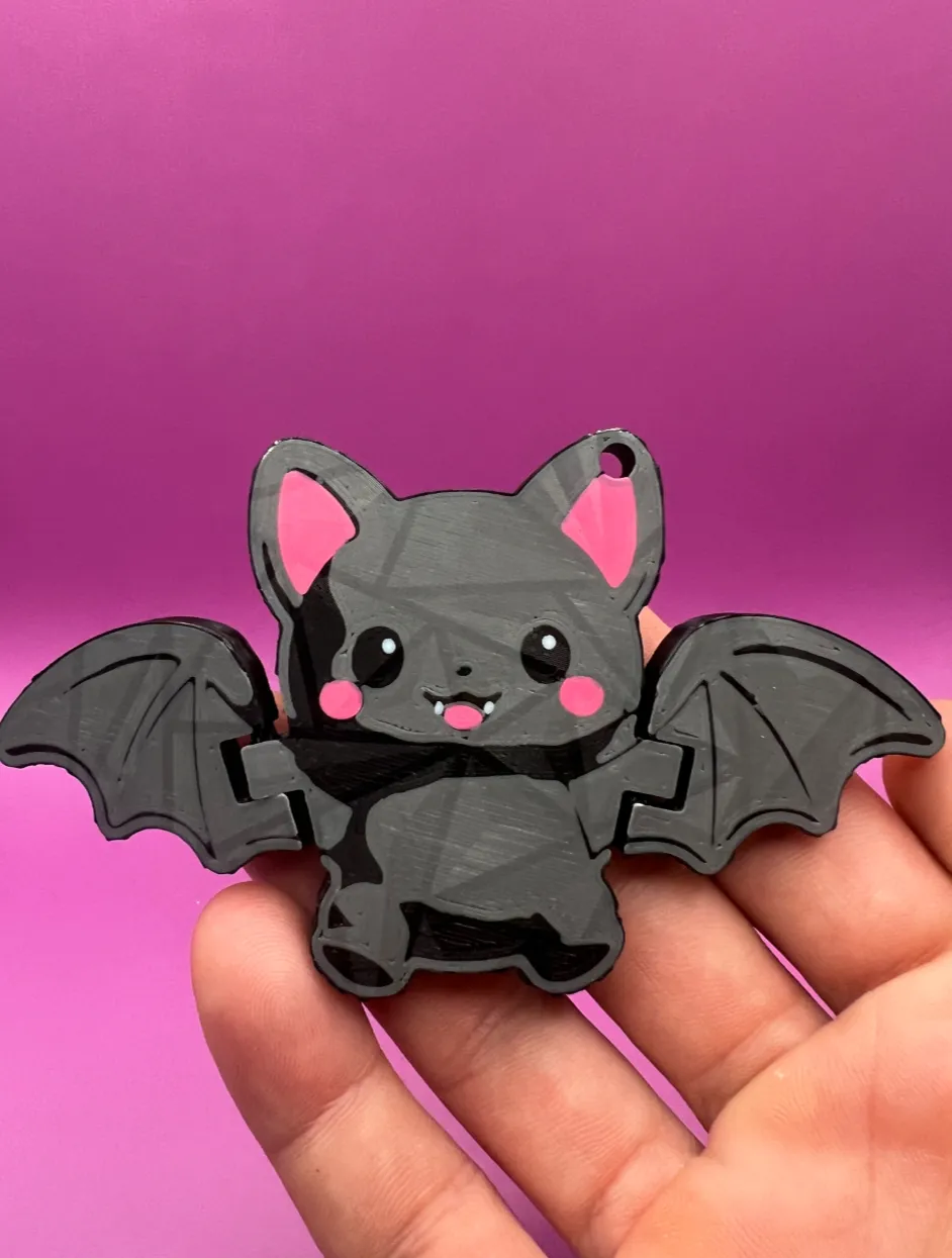 Kawaii Bat - Flexi Maker by FlmanCreates MakerWorld: Download Free 3D ...