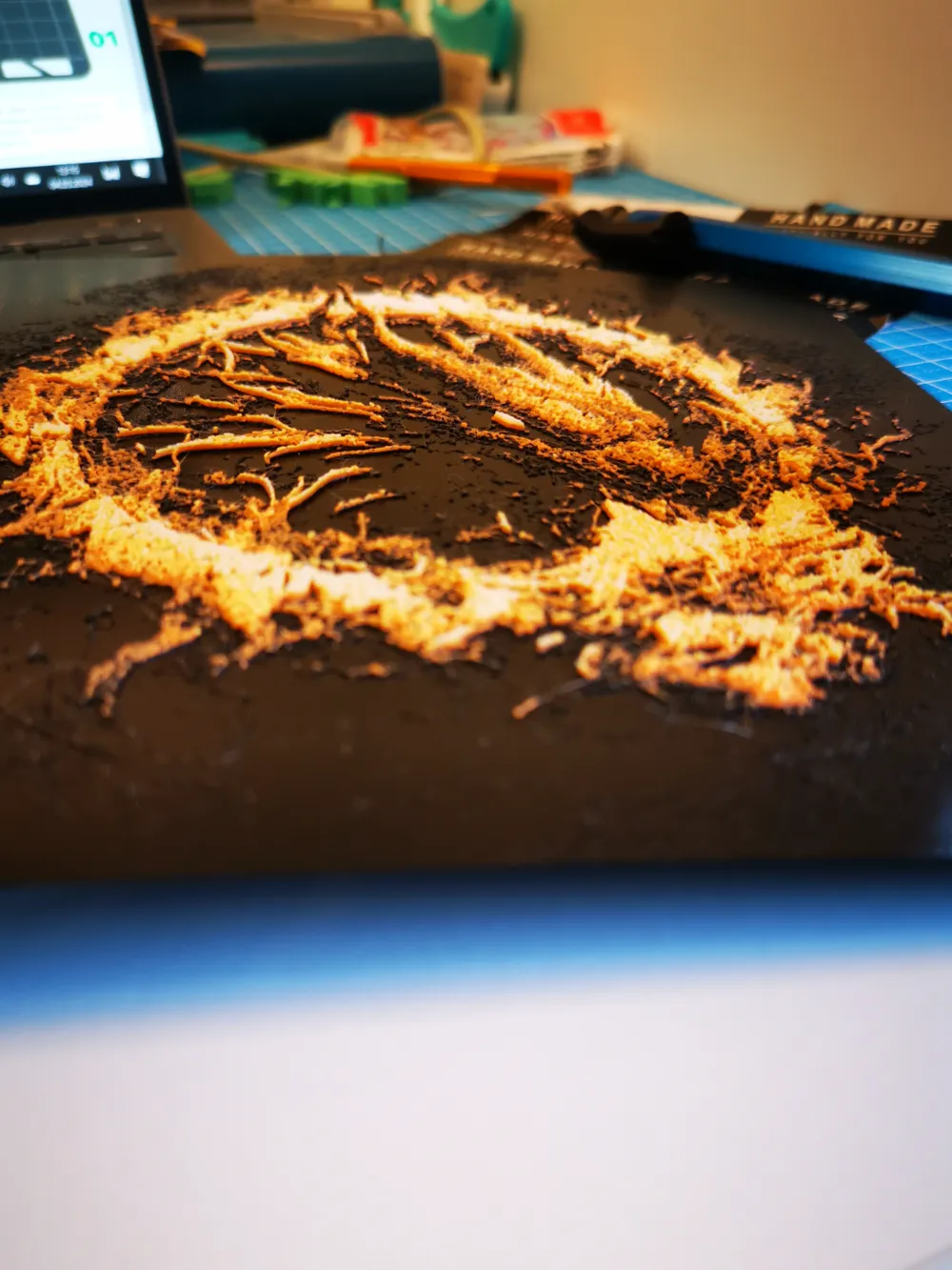 Hueforge Dragon with Fire Circle and flames - Wall Art Decoration by ...