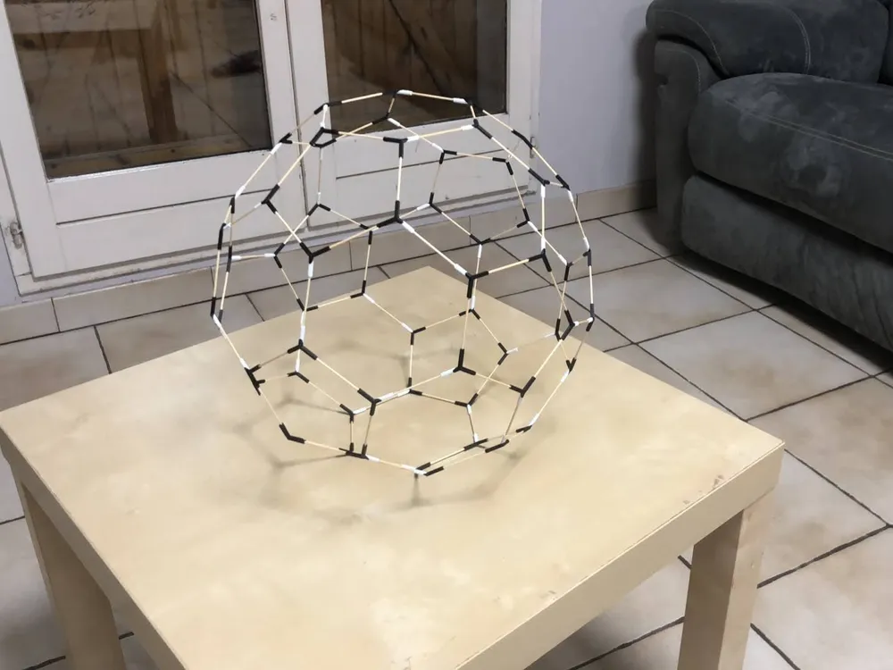 Giant Football (Soccer) Ball with Toothpicks by fredjust - MakerWorld