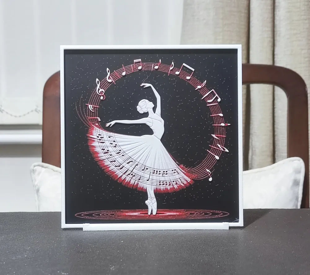 Music & Dance - HueForge 3 Color by BoDad MakerWorld: Download Free 3D Models