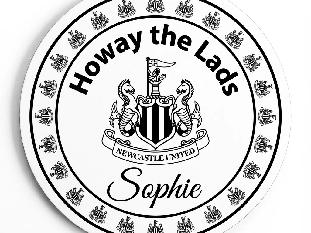 NEWCASTLE SOPHIE COASTER - Free 3D Print Model - MakerWorld