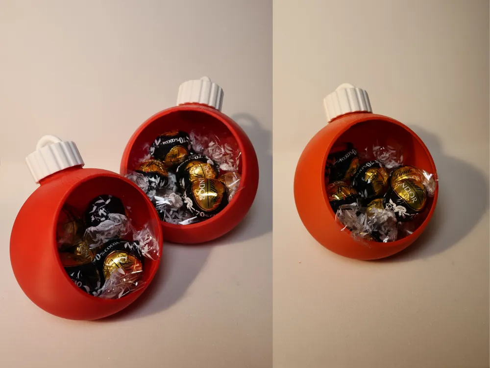 Christmas Candy-Ball - Free 3D Print Model - MakerWorld